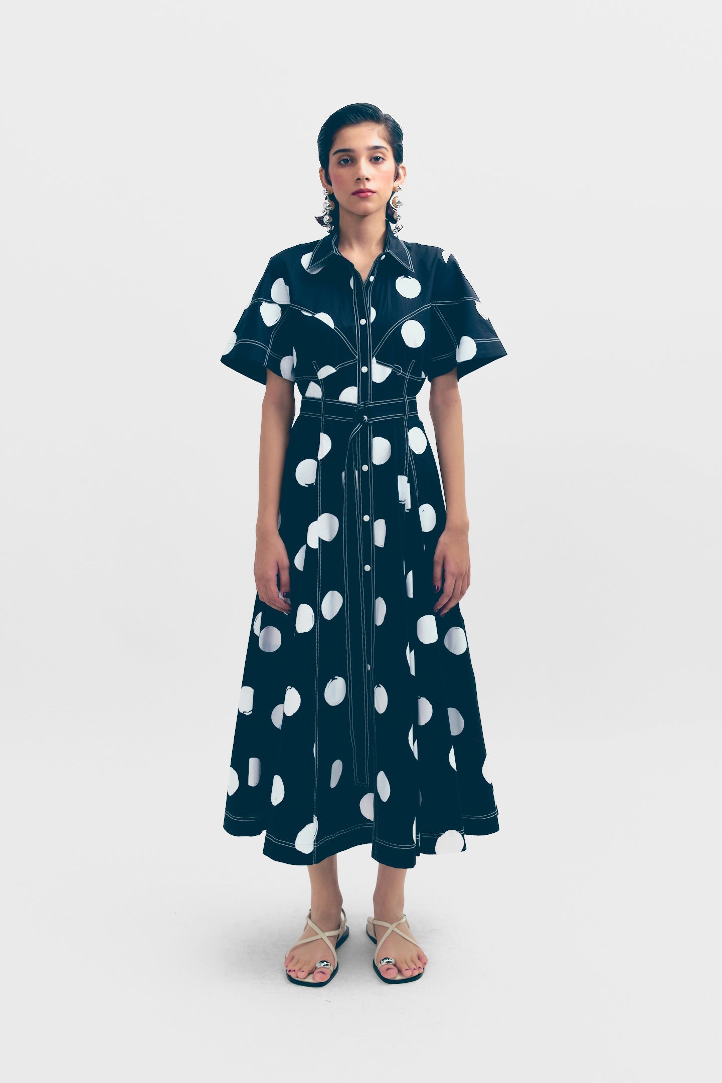 Macau Dress - Black & Ivory – Lovebirds